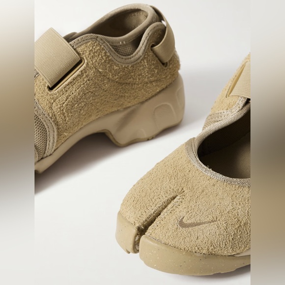 Nike | Shoes | New Nike Camel Air Rift Split Toe Brushed Suede Leather ...